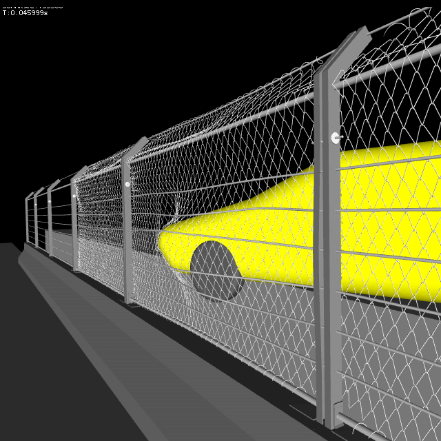 Debris Fence | sonar simulation